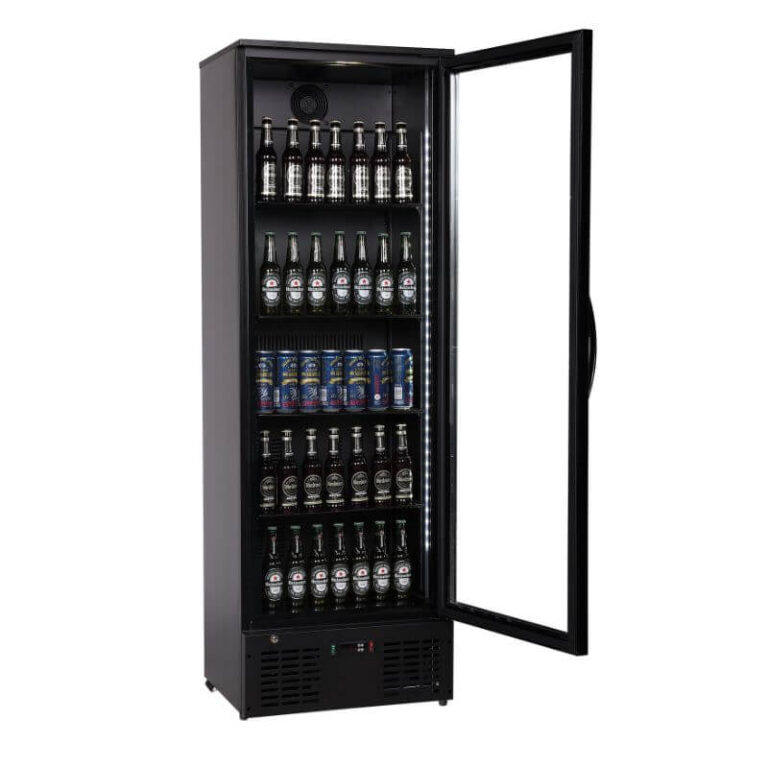 Upright 1 Glass Door Display Fridge - Kiwi Direct